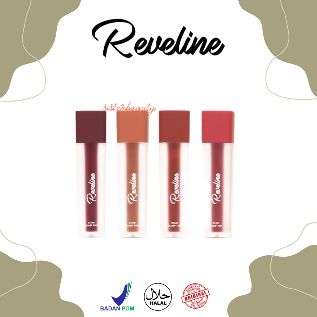 Jual SisterBeauty - Reveline Stain Plump Tint | Lip Liptint Lipcream | Shopee Indonesia