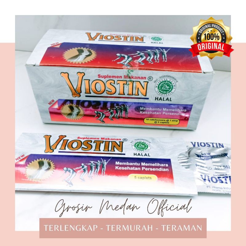 Jual VIOSTIN DS HALAL SUPLEMEN TULANG DAN SENDI | Shopee Indonesia