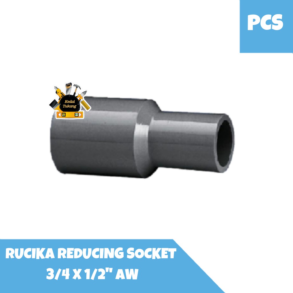 Jual KEDAI TUKANG - RUCIKA Reducing Socket 3/4 x 1/2" inch AW Overloop ...