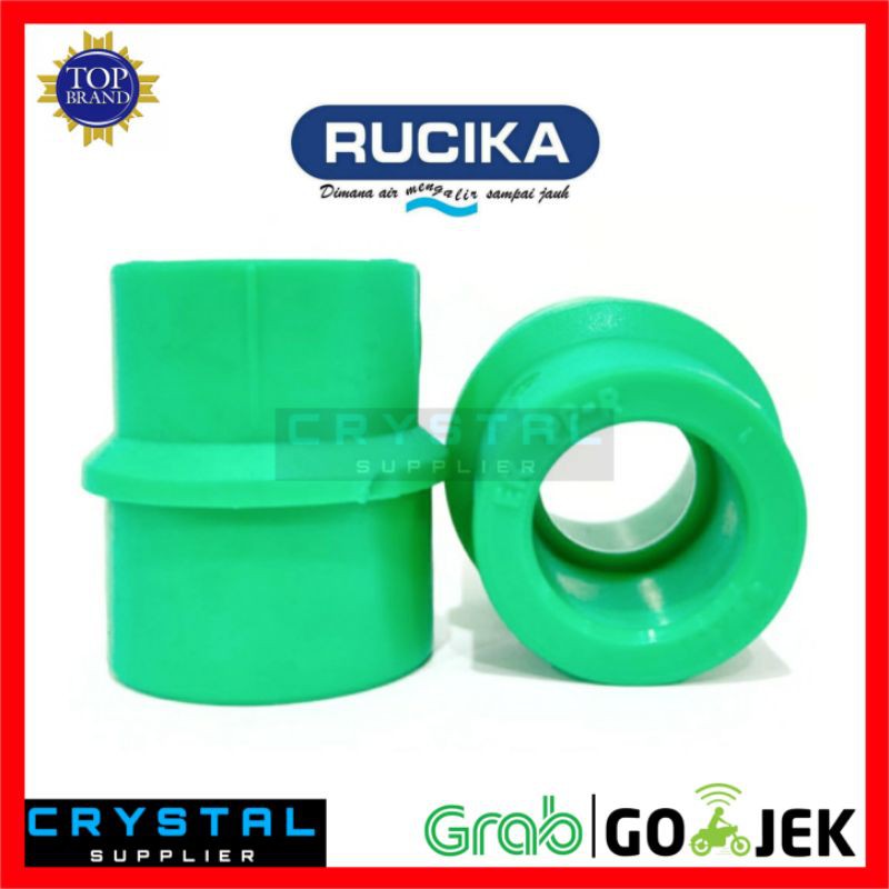 Jual VLOK SOK PPR RUCIKA 1 x 3/4" inch GREEN / REDUCER Male Female 32 x ...