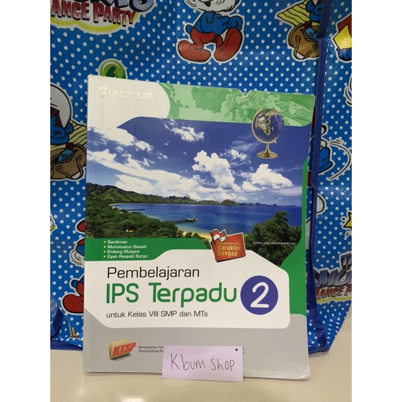 Jual Buku pembelajaran IPS terpadu 2 untuk SMP / MTs kelas 2 atau SMP ...