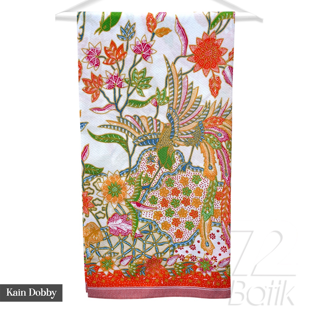 Jual KAIN BATIK PREMIUM Bahan Dobby Motif Burung Cendrawasih Warna ...