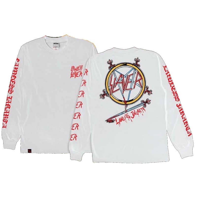 Jual Kaos Lawless Jakarta X Slayer Original Merchandise | Shopee Indonesia