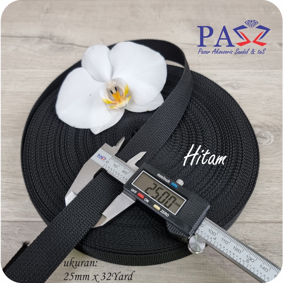 Jual Tali Strap Tas Webbing 2.5cm F72 1Roll isi 32yard | Shopee Indonesia
