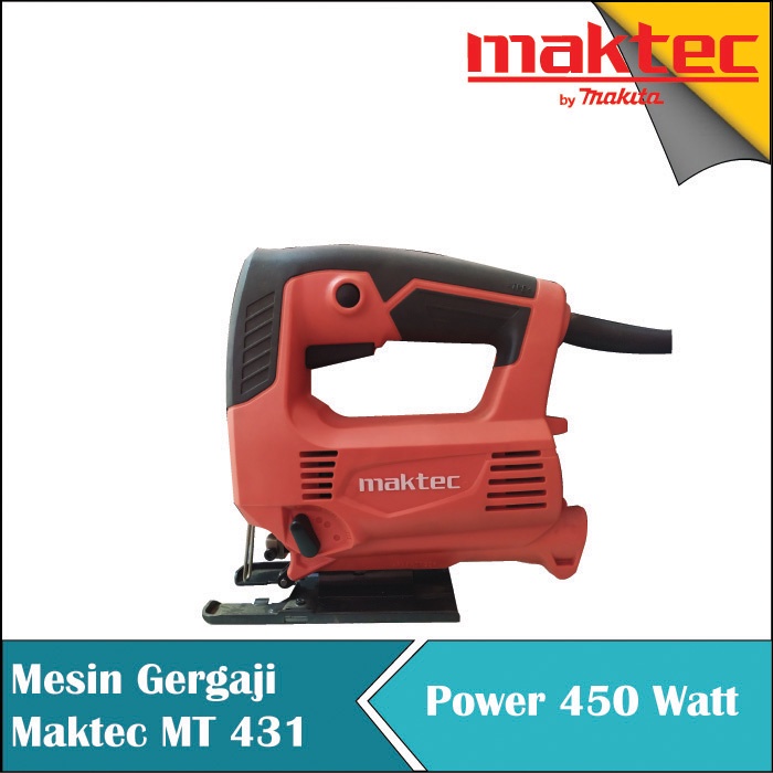 Jual Mesin Gergaji Jigsaw Maktec MT431 Mesin potong kayu triplek | Shopee Indonesia