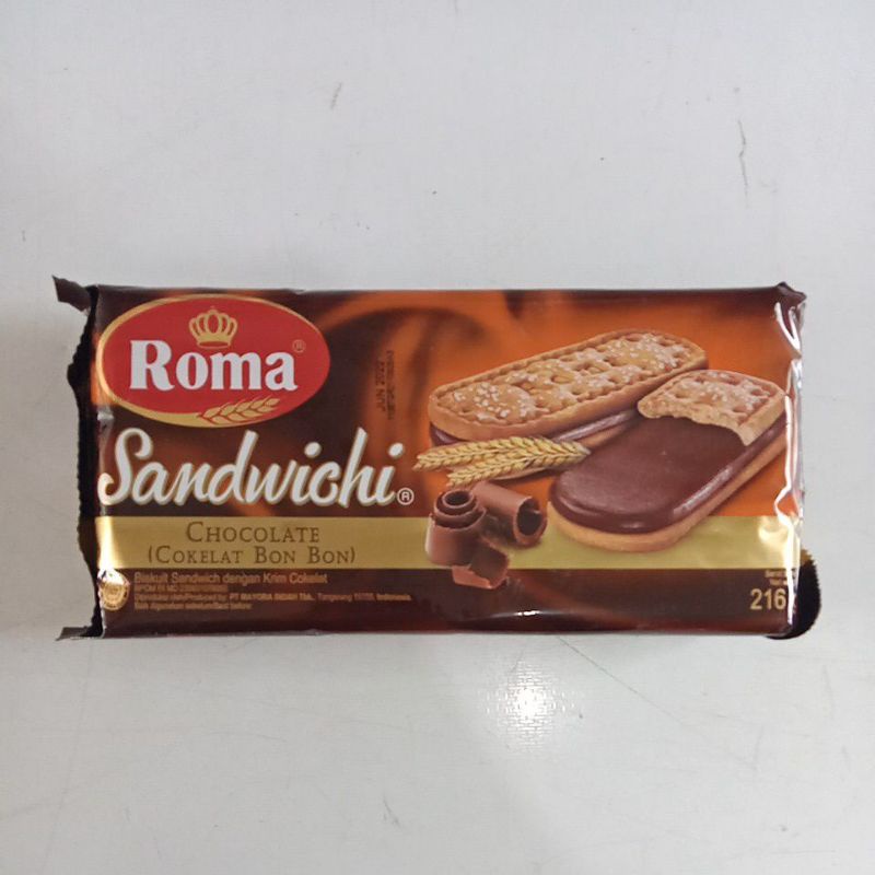 Jual Roma Sandwich Chocolate 216 gr | Shopee Indonesia