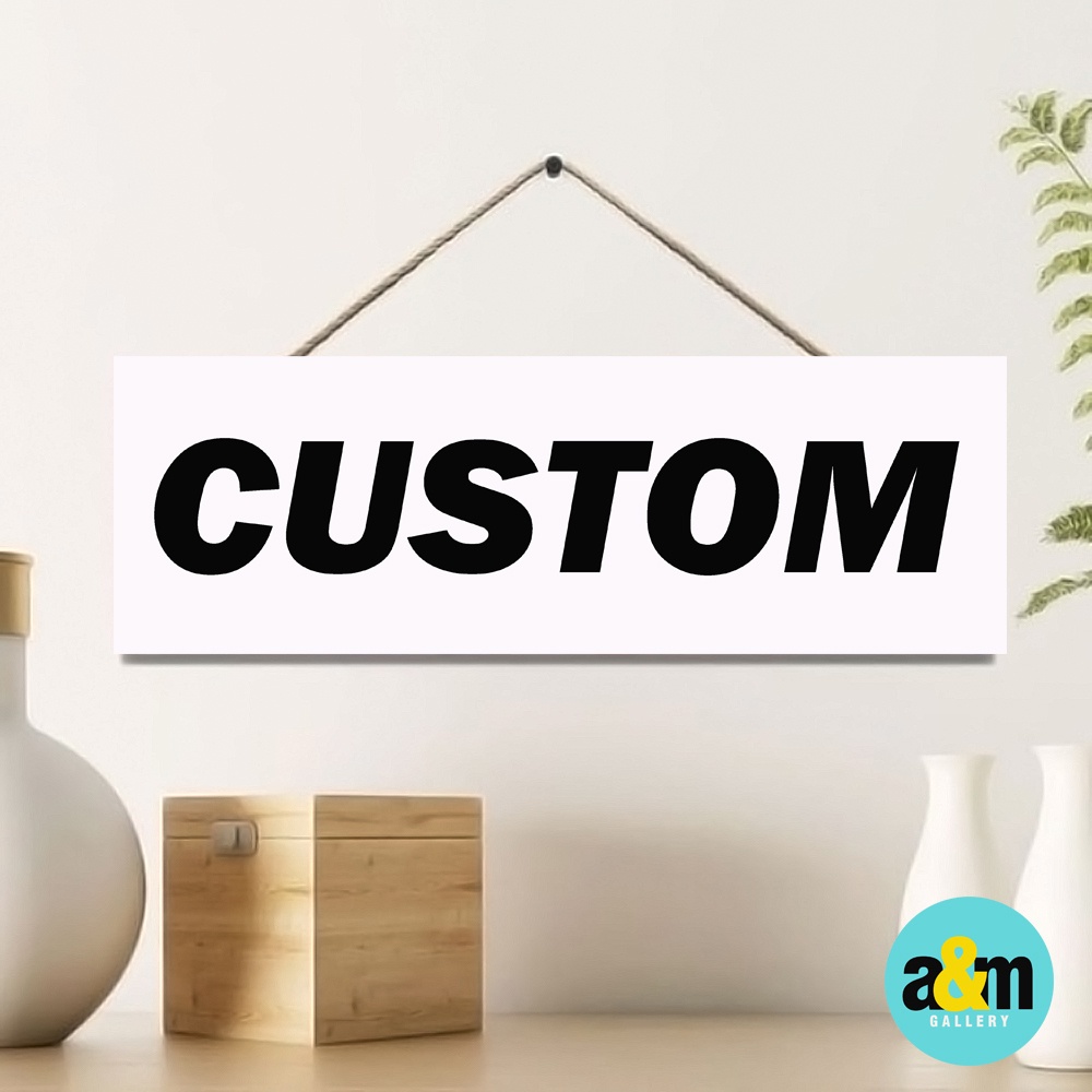 Jual Hiasan Dinding Pintu Kamar CUSTOM Ukuran 10 x 30 cm I Walldecor ...