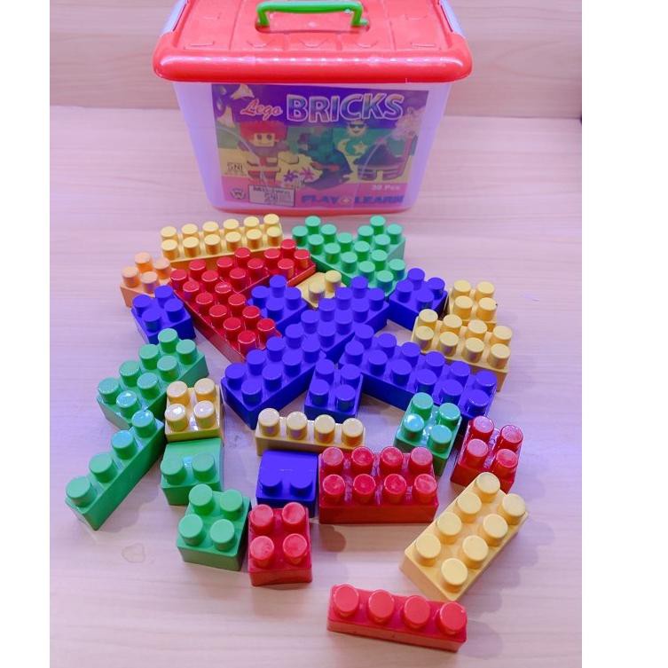 Jual Pasti kirim lego block box kontainer MIKIWA isi 40pc besar atau ...