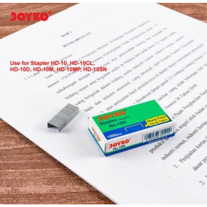 Jual Isi Stapler Joyko No. 10 untuk Stapler HD-10 HD-10D per pack | Shopee Indonesia