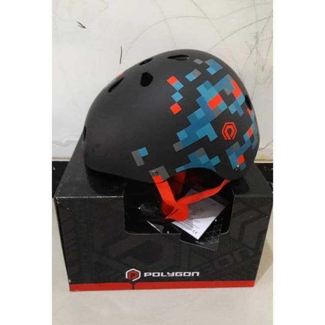 Jual Helm Polygon Pixel Model Batok | Shopee Indonesia