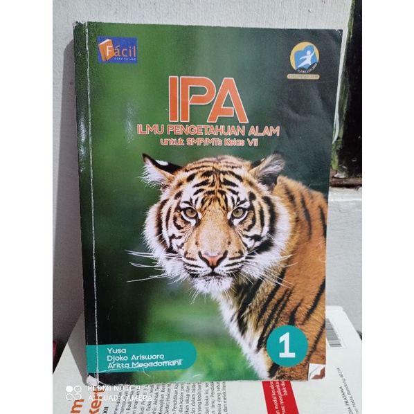 Jual buku bekas kurikulum 2013 edisi revisi IPA ilmu pengetahuan alam ...