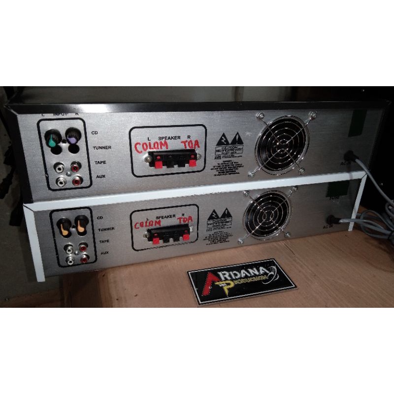Jual Power ampli toa rakitan 4 horn, power ampli masjid rakitan, power ...
