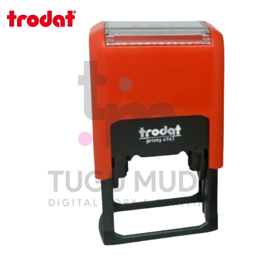 Jual Gagang Stempel Trodat Printy 4941 - FLAME RED | Shopee Indonesia