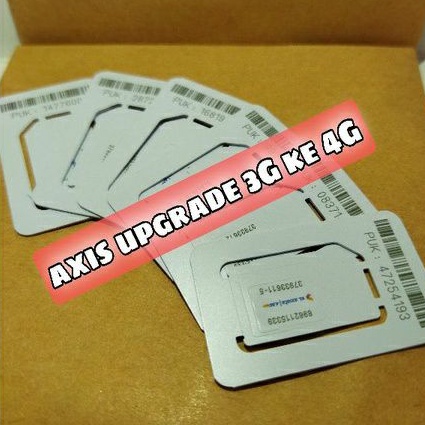 Jual kartu upgrade axis 3g ke 4g bonus 15gb | Shopee Indonesia
