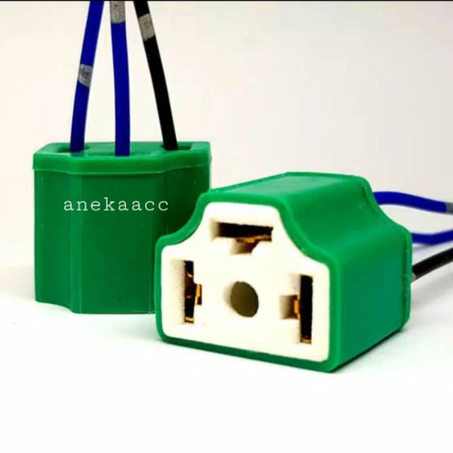 Jual SOCKET LAMPU H4 KERAMIK + KABEL JPN | Shopee Indonesia