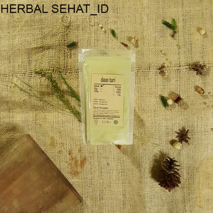 Jual DAUN TURI BUBUK 100 GRAM - Sesbania Grandiflora - MURNI - JSR ...