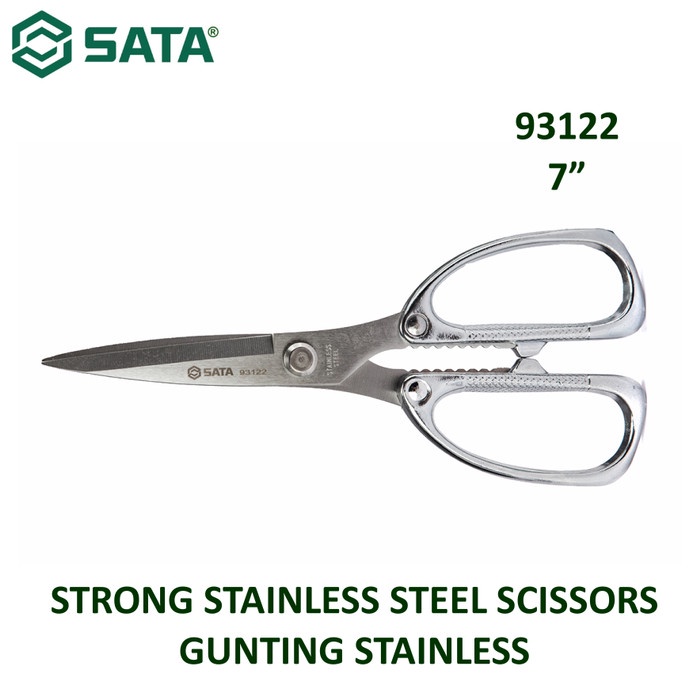 Jual SATA 93122 Gunting Stainless - Strong Stainless Steel Scissors ...