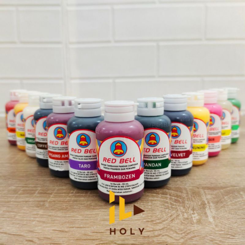 Jual Red Bell Pasta Perisa Aneka Rasa 55ml / Perasa Pewarna Makanan ...
