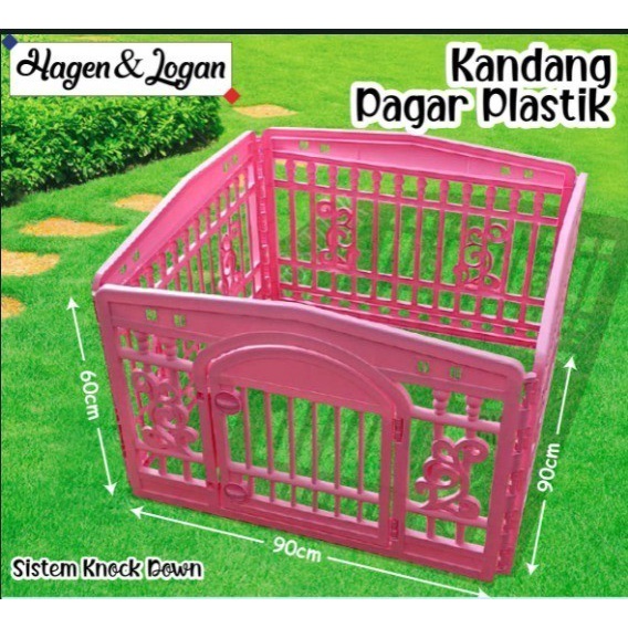 Jual Kandang Pagar Plastik JMS - Pagar Kucing Anjing | Shopee Indonesia