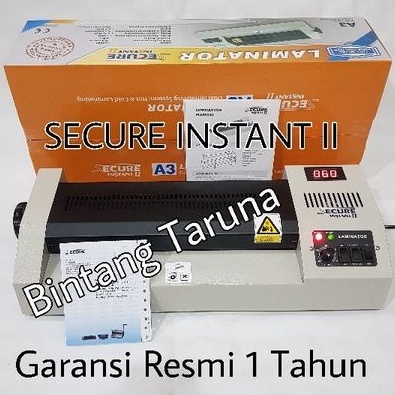 Jual Mesin Laminating Secure Instant II Laminator Machine Secure ...