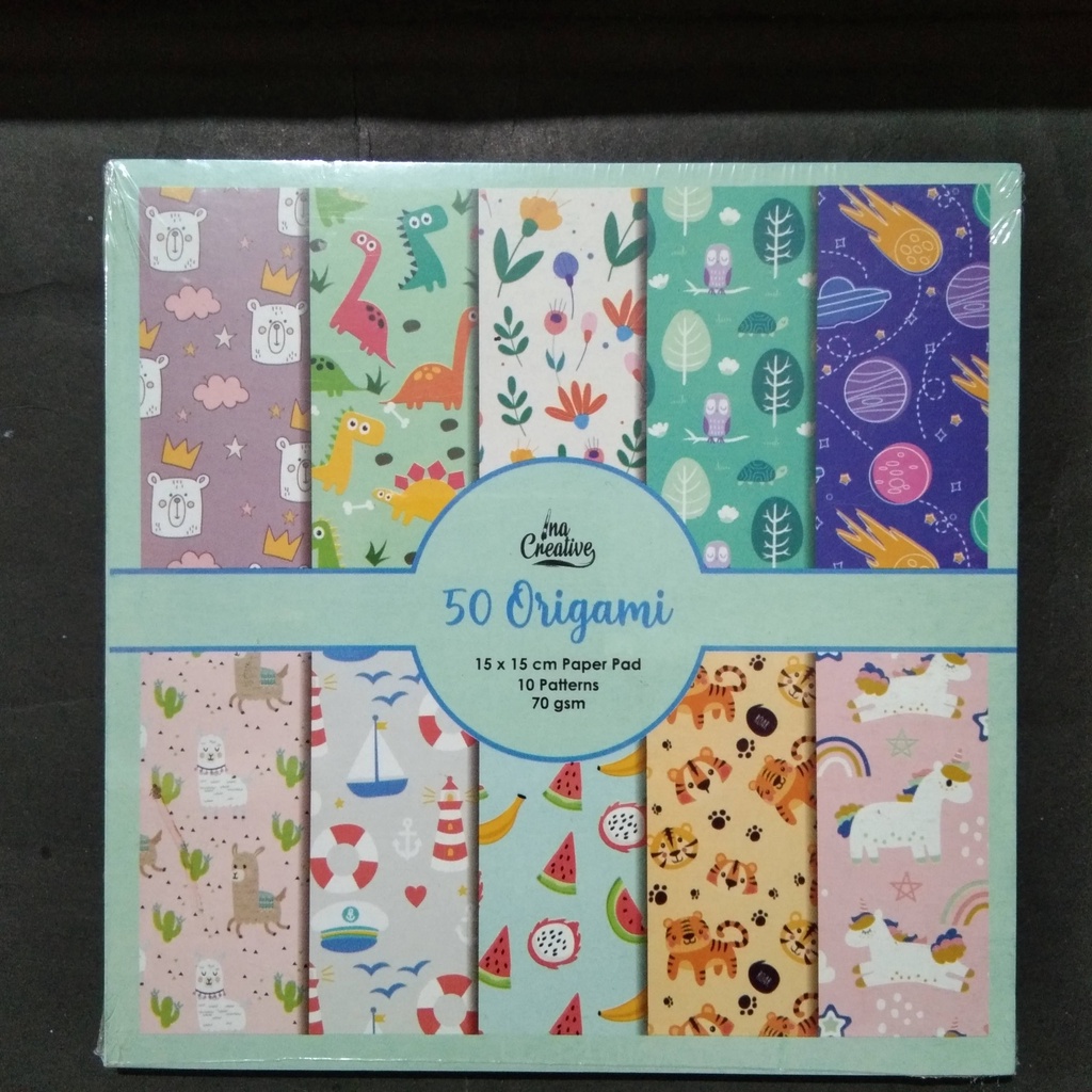 Jual origami motif 15x15 lucu, origami fancy, origami karakter | Shopee ...