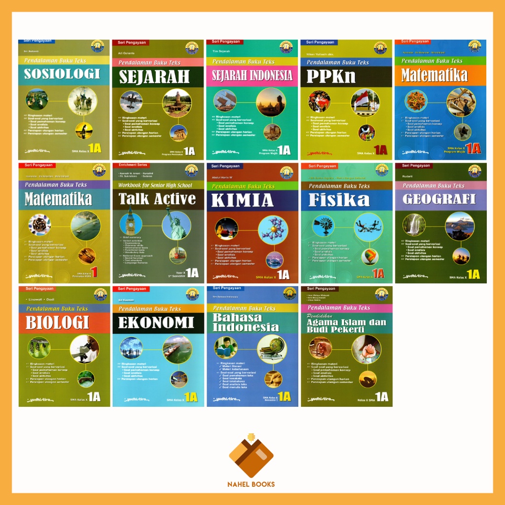 Jual BUKU PBT YUDHISTIRA SMA KELAS 10 / 1A (SEMESTER 1 / GANJIL ...