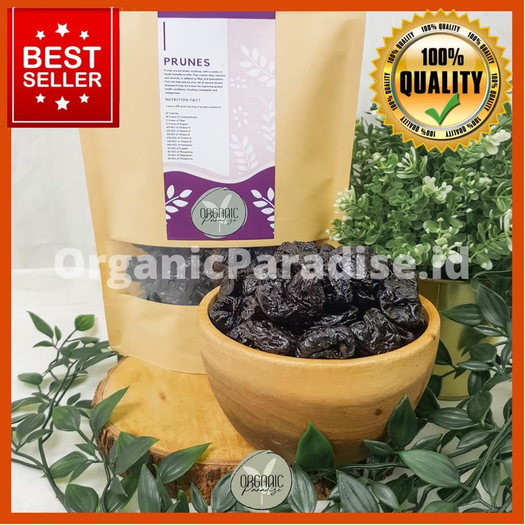 Jual Organic Paradise Dried Prune 1 Kg USA / Plum Kering 1 Kg Premium USA | Shopee Indonesia