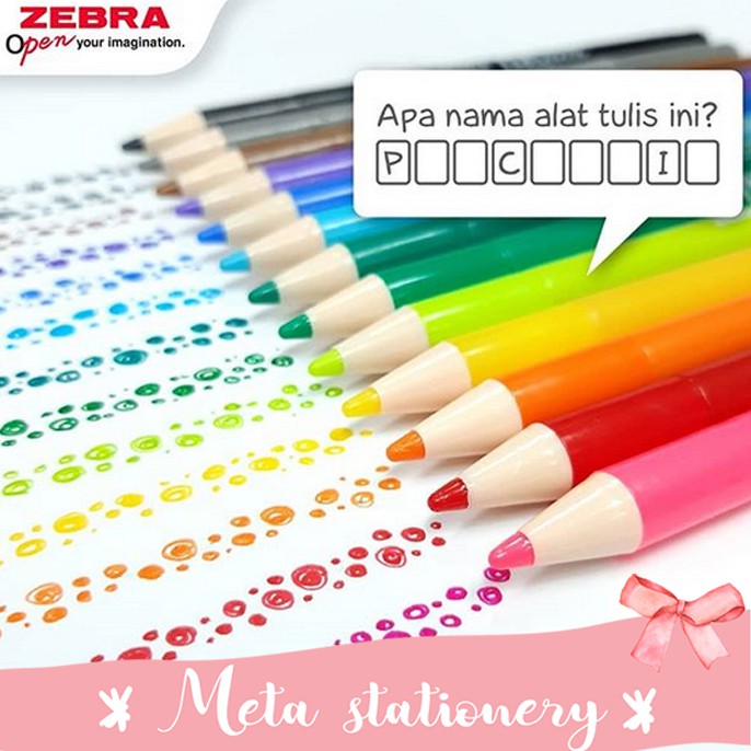 Jual Pulpen / Pen Penciltic Zebra Fineliner 0.4mm | Shopee Indonesia