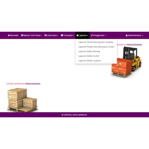 Jual Source Code Sistem Informasi Pergudangan dg PHP, MySQL, dan CI ...