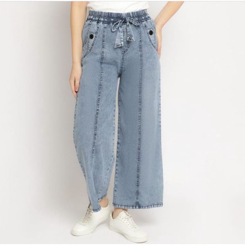 Jual KULOT JEANS PREMIUM || KULOT TULANG SNOW | Shopee Indonesia