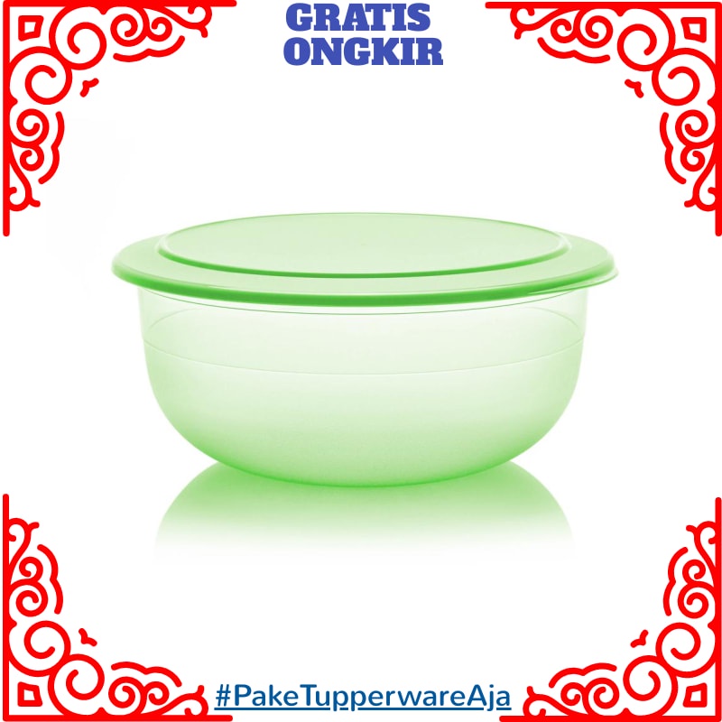 Jual Wadah Sayur Tupperware 6L - Wadah Saji Baskom Tupperware Crystal ...