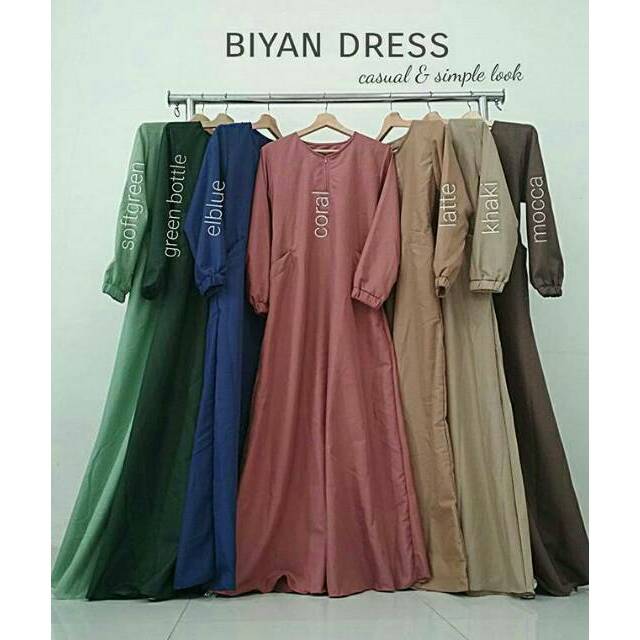Jual Biyan dress (FREE MASKER) | Shopee Indonesia
