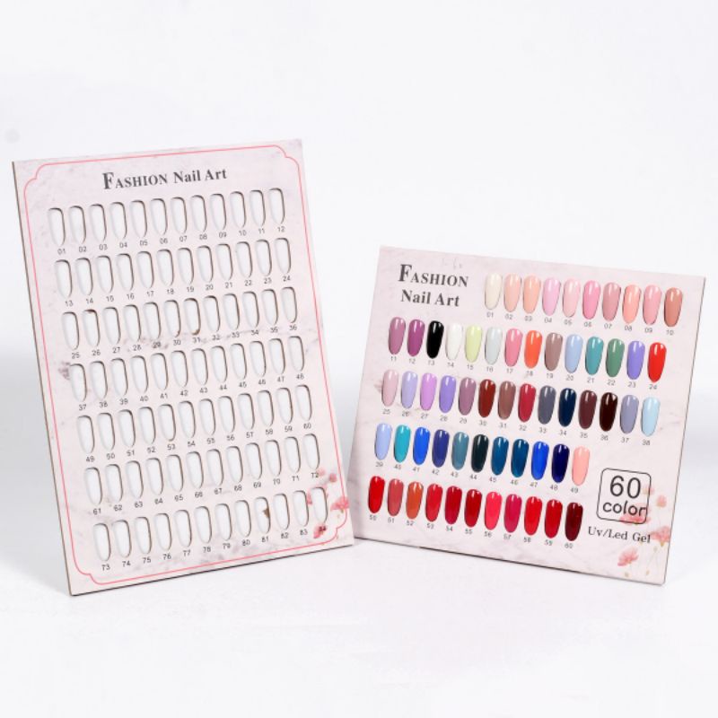 Jual display kutek 60 colour murah kartu papan kutek | Shopee Indonesia