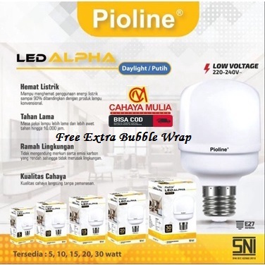 Jual Bohlam LED Capsule / Lampu LED Bulb Tabung / Lampu Kapsul Murah PIOLINE Free Bubble Wrap ...