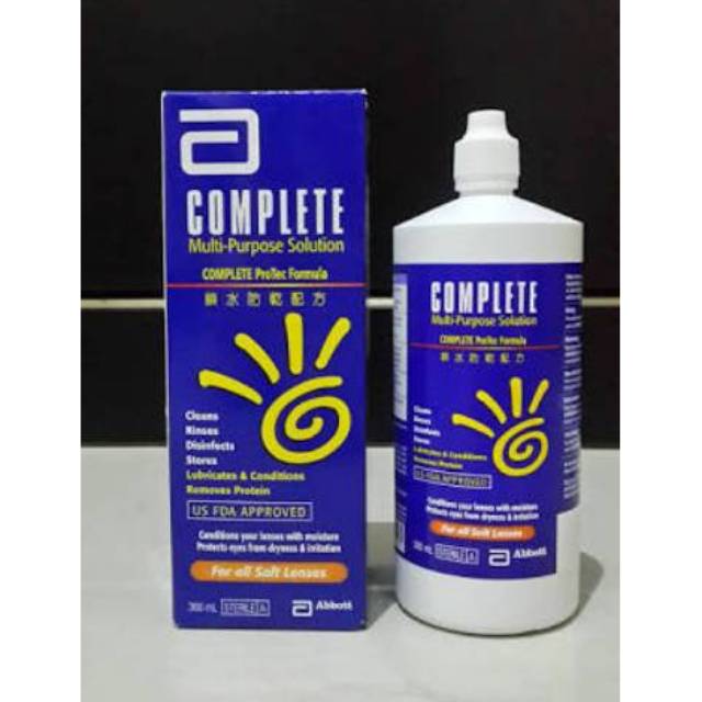 Jual Cairan Softlens Complete 360ml / solution /cairan Softlens 8 ...