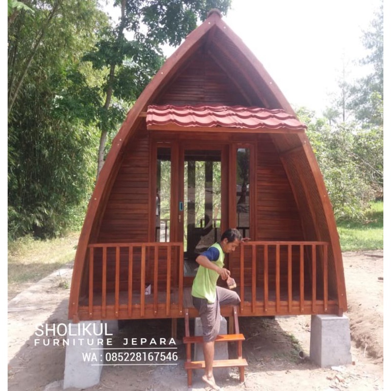 Jual HARGA RUMAH LUMBUNG KAYU JATI | Shopee Indonesia