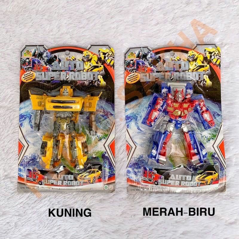 Jual MAINAN AUTO SUPER ROBOT & TRANSFORMER ROBOT MERAH BIRU & KUNING ...