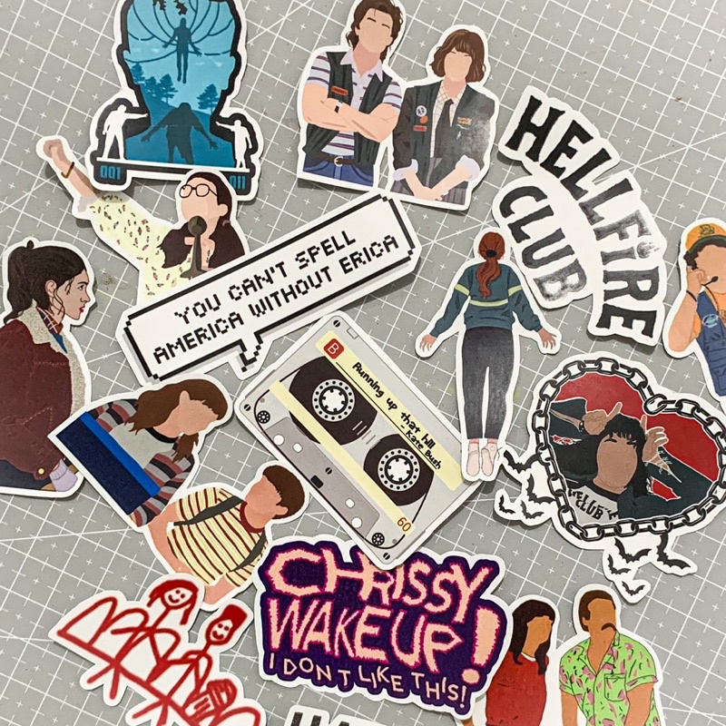 Jual Stranger Things Vol 2 Sticker Pack | Shopee Indonesia