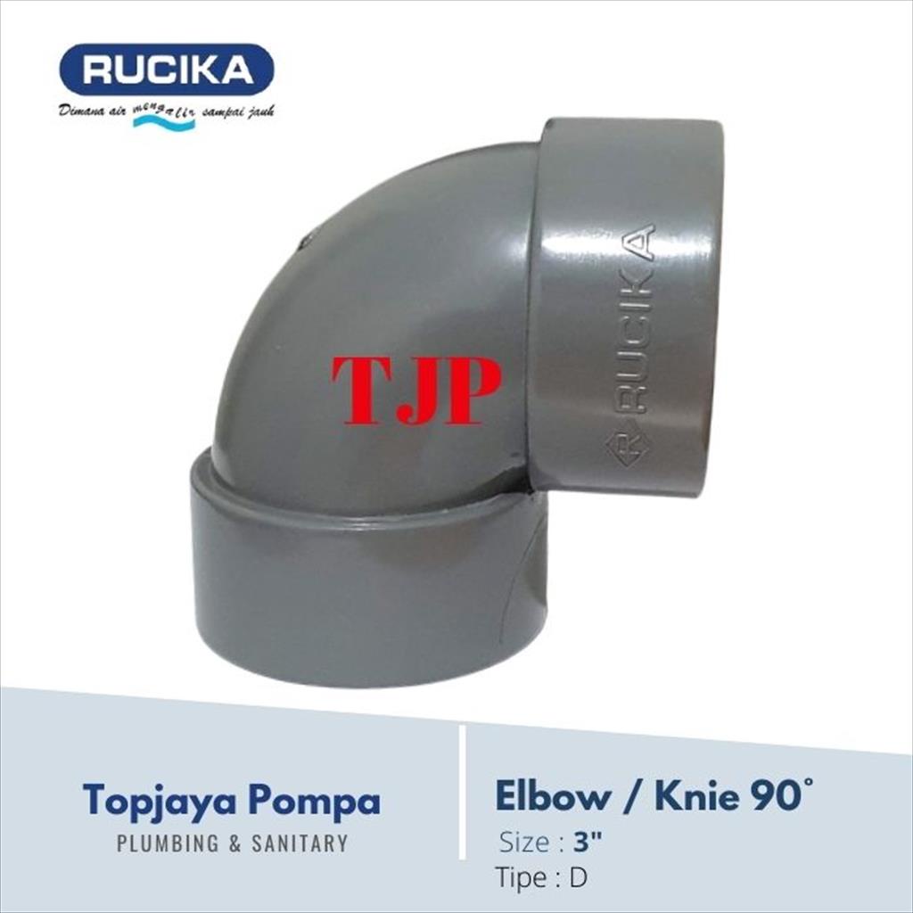 Jual KNIE / ELBOW PVC D RUCIKA 3" | Shopee Indonesia