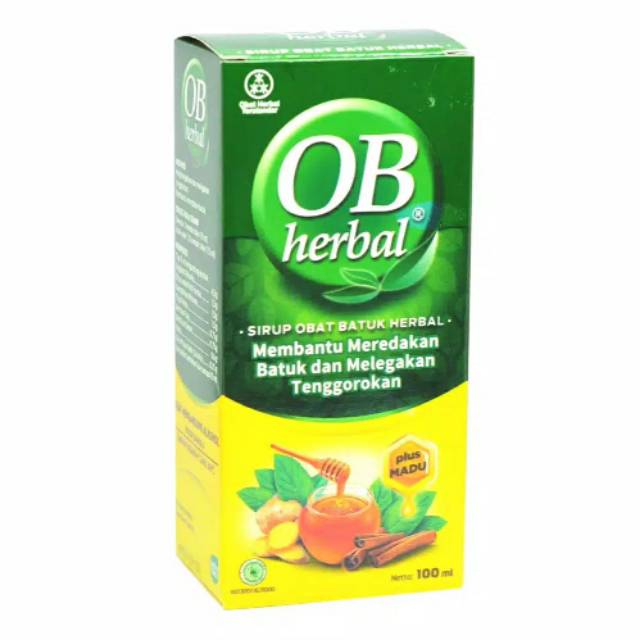 Jual OBH HERBAL 60-100ML | OB HERBAL Sirup Obat batuk | Shopee Indonesia