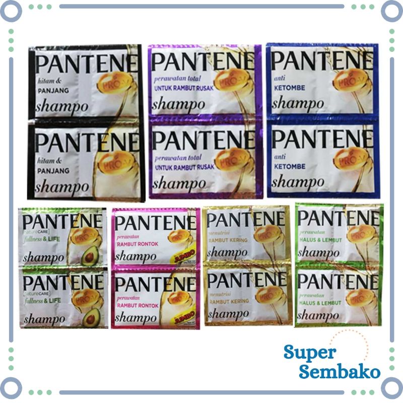 Jual SHAMPO / SAMPO PANTENE RENCENG ISI 12 SACHET | Shopee Indonesia