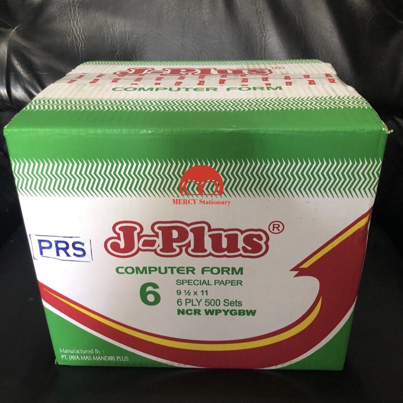 Jual Continous Form JPlus NCR Kecil Full dan Bagi 2 6 Ply 9.5x11:2 ...