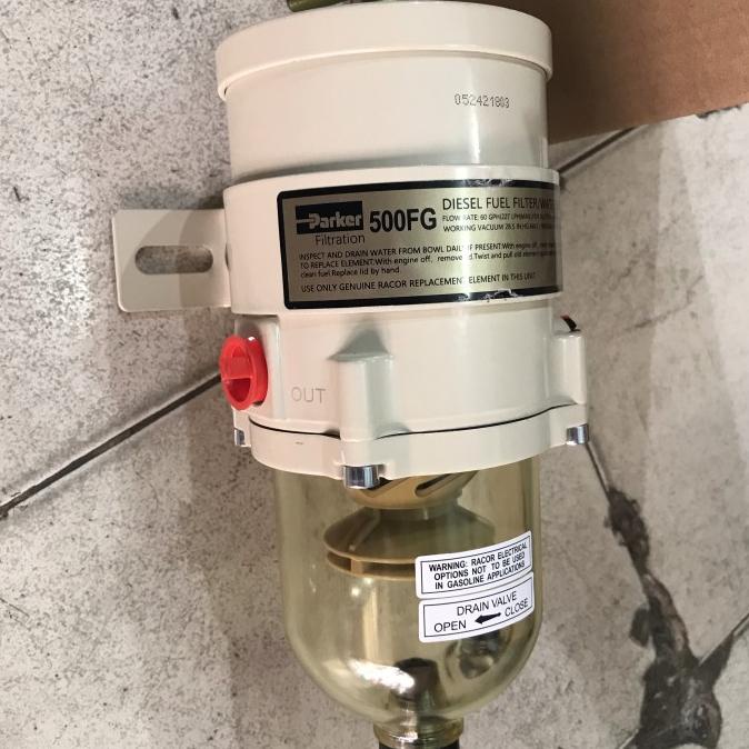 Jual Filter Fuel Water Separator Fg 500 / 500Fg / 500 Fg / Parker Racor ...