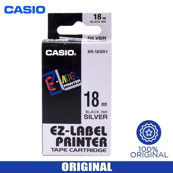 Jual PITA LABEL CASIO XR 18 18mm | Shopee Indonesia