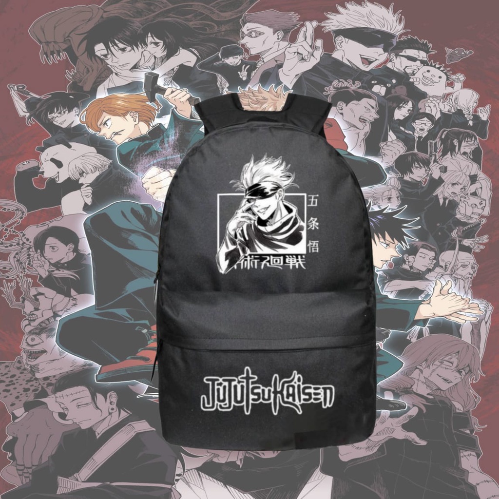 Jual tas ransel anime tas sekolah tas backpack tas punggung jujutsu ...