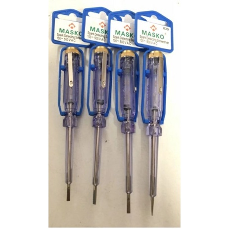 Jual Obeng Listrik/Tespen masko 635 (-)/Test Listrik | Shopee Indonesia