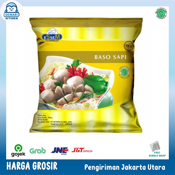 Jual ESSEM BAKSO SAPI KUNING SUPER 50BUTIR 700 GRAM | Shopee Indonesia