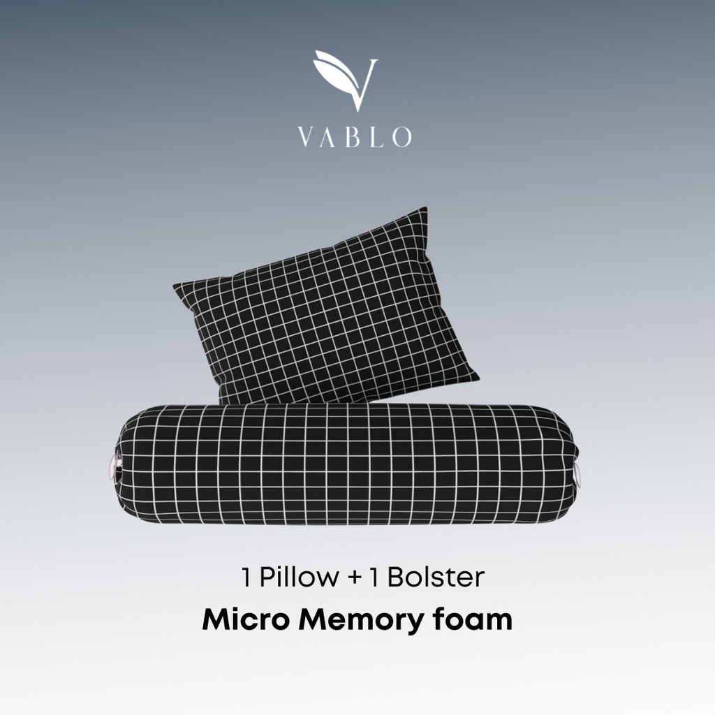 Jual Vablo Classy bantal bonus guling - micro memory foam - bonus tas ...