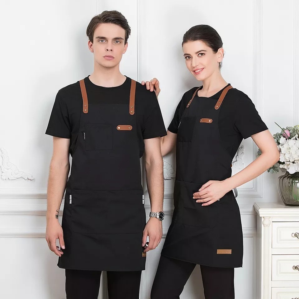 Jual BP CUSTOM APRON BARISTA BARTENDER CELEMEK MASAK BARBERSHOP WAITER ...