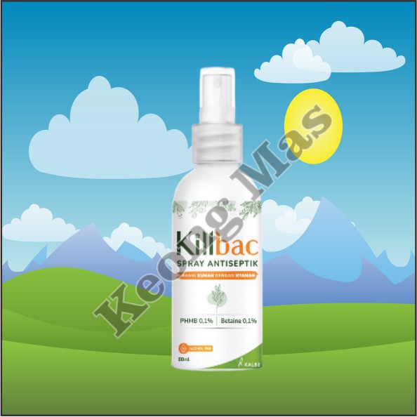 Jual Killbac Spray Cairan Pencuci Luka 60 ML | Shopee Indonesia
